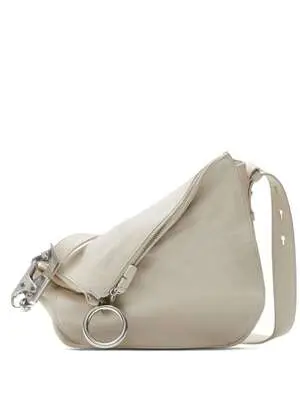 Burberry Small Knight Leather Shoulder Bag - Neutrals