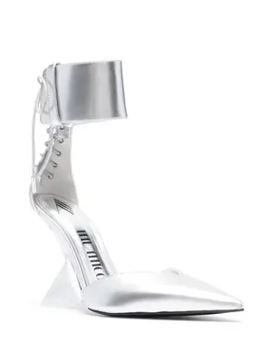 Attico Morgan 105mm Pumps - Silver