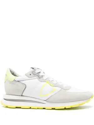 Philippe Model Logo-print Panelled Sneakers - White