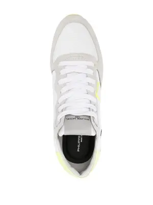 Philippe Model Logo-print Panelled Sneakers - White