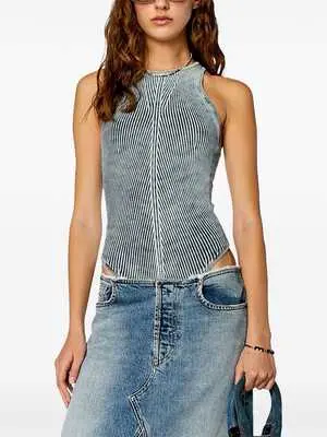 DIESEL® M-tansy Sleeveless Denim Bodysuit