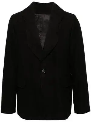 Séfr Curved-lapels Single-breasted Blazer