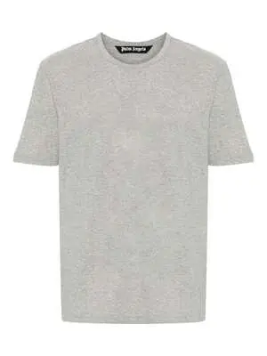 Palm Angels Round-neck Short-sleeve T-shirt - Grey