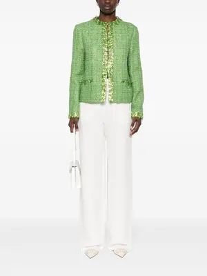 Valentino Garavani Cady Couture Trousers - White