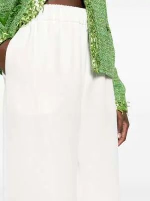 Valentino Garavani Cady Couture Trousers - White