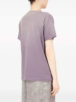 MAISON MARGIELA Reverse Logo-print T-shirt - Purple