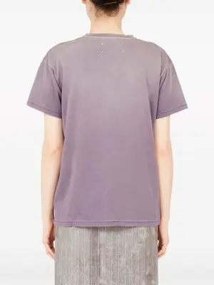 MAISON MARGIELA Reverse Logo-print T-shirt - Purple