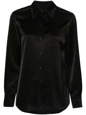 LANVIN Long Sleeve Satin Shirt
