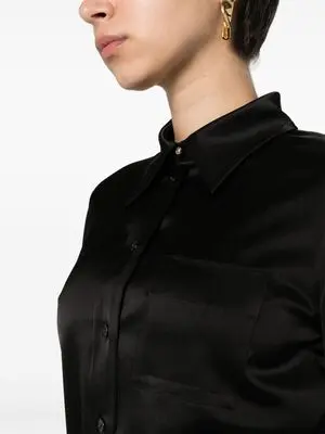 LANVIN Long Sleeve Satin Shirt
