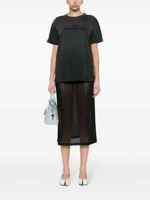 MAISON MARGIELA Reverse Logo T-shirt - Black