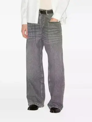 MARANT Janael Wide-leg Jeans - Grey