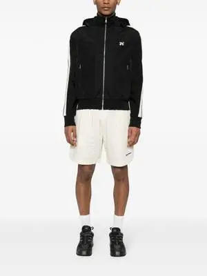 Palm Angels Monogram-embroidered Track Jacket - Black