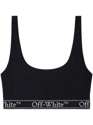 Off-White Logo-underband Crop Top