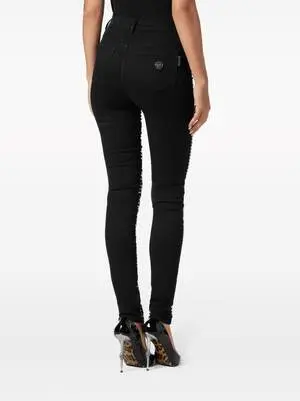 Philipp Plein Crystal-embellished Skinny Jeans