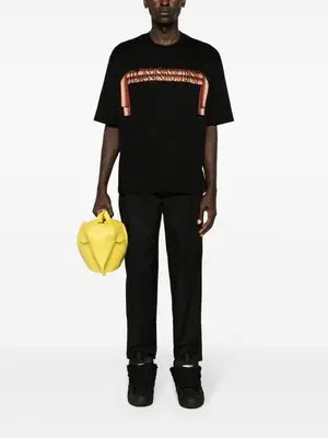 LANVIN Tapered Biker Trousers - Black