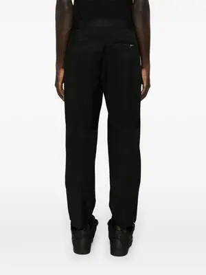 LANVIN Tapered Biker Trousers - Black