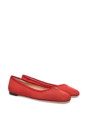 Bally Emblem Logo Ballerina Flats