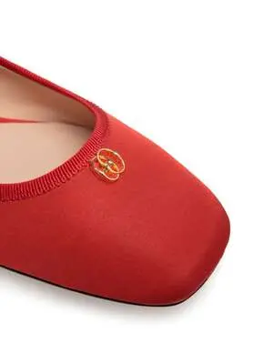 Bally Emblem Logo Ballerina Flats