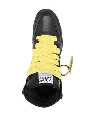 Off-White 3.0 Off Court Leather Sneakers - Black