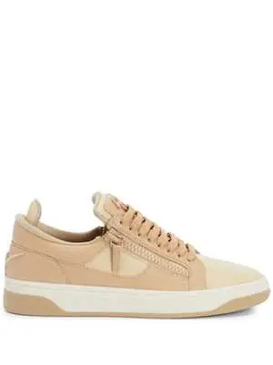 GIUSEPPE ZANOTTI Double-zip Low-top Sneakers - Neutrals