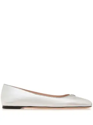 Bally Silver Tone Shoes For Women