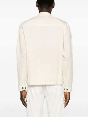 C.P. COMPANY Lens-detail Cotton Shirt - Neutrals