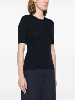 P.a.r.o.s.h Ribbed-knit Top - Blue