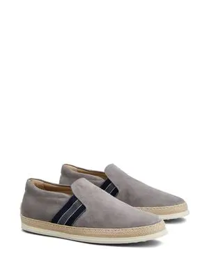TOD'S Gommino Suede Loafers - Grey