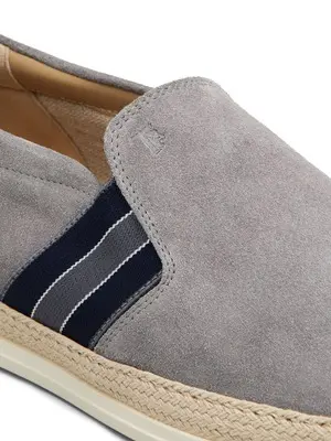 TOD'S Gommino Suede Loafers - Grey