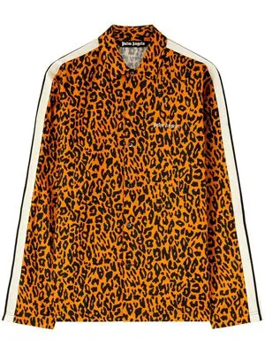 Palm Angels Cheetah-print Track Shirt - Orange