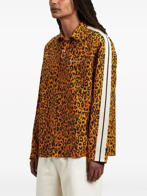 Palm Angels Cheetah-print Track Shirt - Orange