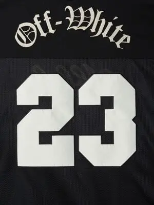 Off-White Logo-embroidered V-neck T-shirt