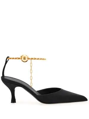 Ferragamo Chain Link Detailing Pumps