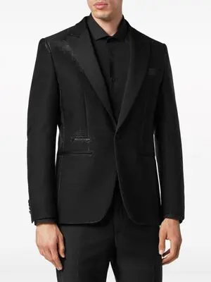 Philipp Plein Single-breasted Lurex Blazer