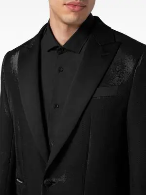 Philipp Plein Single-breasted Lurex Blazer