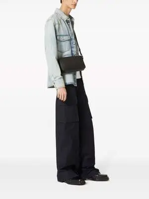 Valentino Garavani V-detail Denim Shirt - Blue