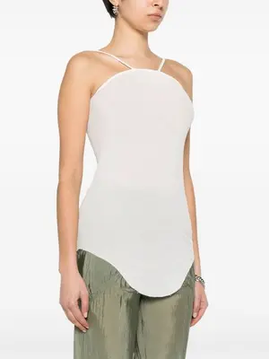 Rick Owens Scorpio Ribbed-knit Tank Top