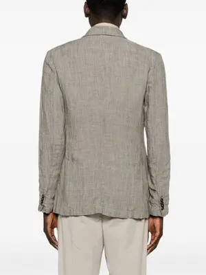 Barena Venezia Siroco Single-breasted Blazer - Grey