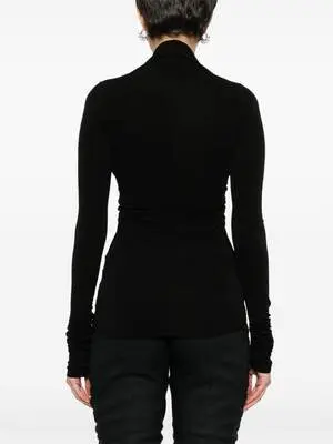 Rick Owens Prong Cut-out Top - Black