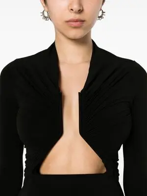 Rick Owens Prong Cut-out Top - Black