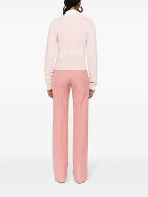 Palm Angels Curved-logo Wool-blend Jumper