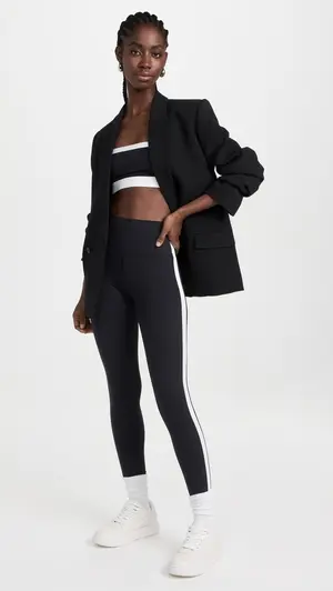 Splits59 High-waist Ankle Leggings - Black/white