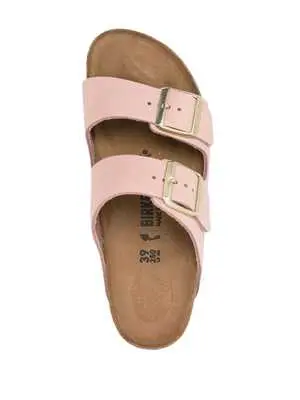 BIRKENSTOCK Arizona Suede Slides - Pink