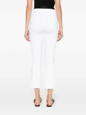 7 For All Mankind Slim Kick High-rise Bootcut Jeans - White