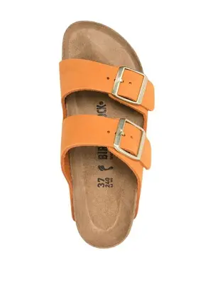 BIRKENSTOCK Arizona Suede Slides - Orange