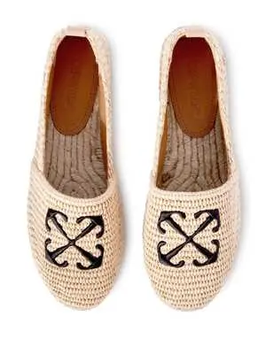 Off-White Arrow Raffia Espadrilles
