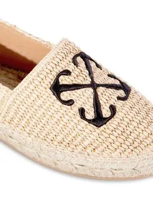 Off-White Arrow Raffia Espadrilles