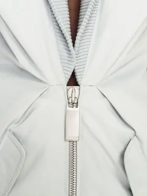 Off-White Sleeveless Padded Mini Dress