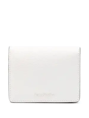 Acne Studios Folded Leather Wallet - White
