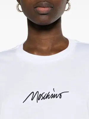 Moschino Embroidered T-shirt - White